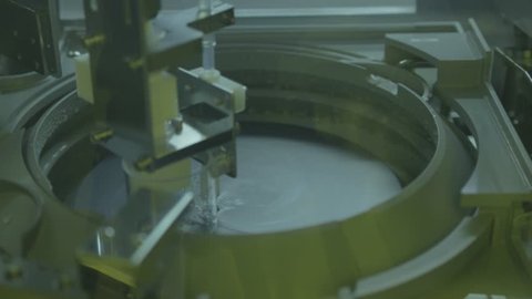 Silicon Wafer Cleaning Machine Semiconductor Manufacturing Stock ...