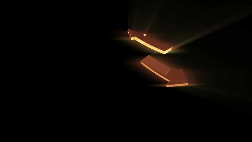 1 Gold orientation pictogram Stock Video Footage - 4K and HD Video ...