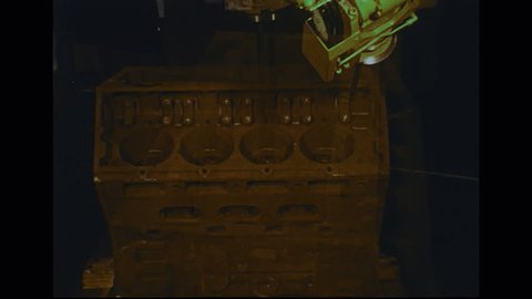 America Circa 1980s Industrial Robotic Arm Stock Footage Video (100% ...