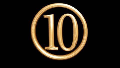 Vector Gold Number 0 Glossy Golden: стоковая векторная графика (без ...