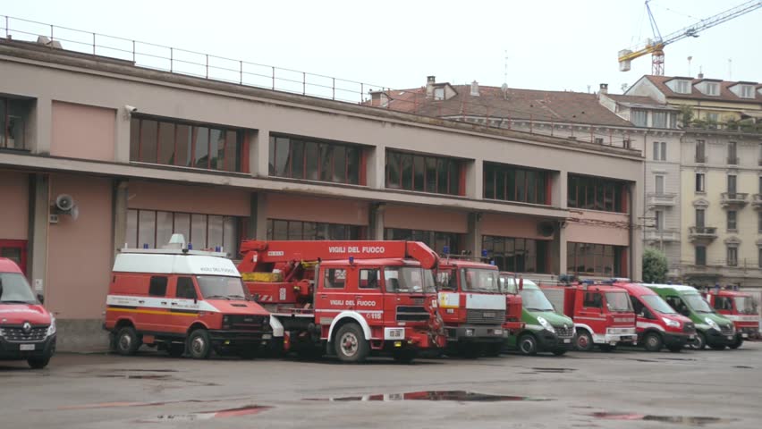 fire station museum milan italy - Stock Footage Video (100% Royalty ...