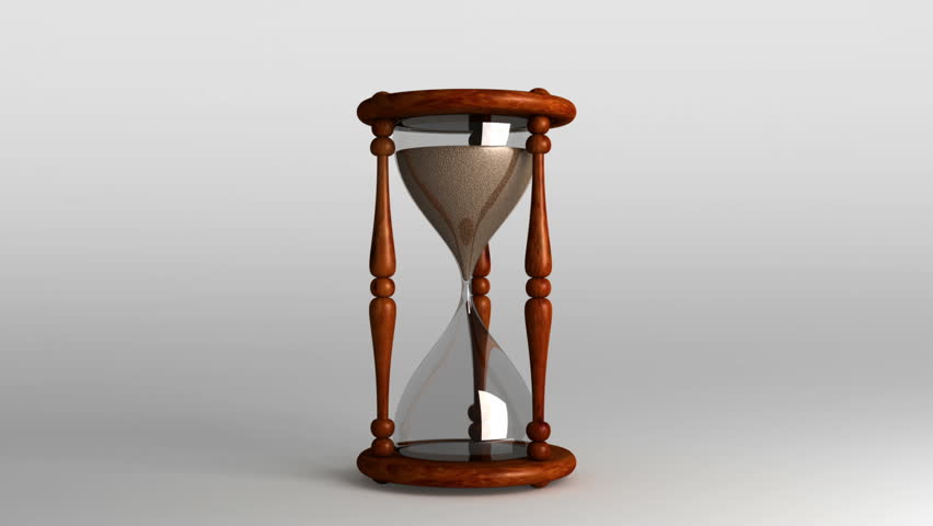 An Looping Hourglass to Depict Stock Footage Video (100% Royalty-free ...