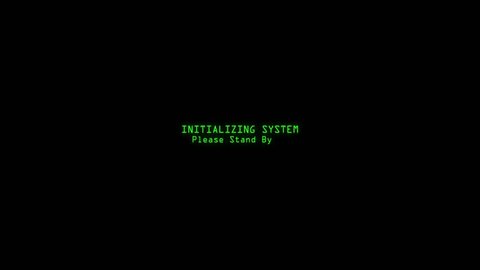 Cpu Animation Initializing System Initializing System Stock Footage ...