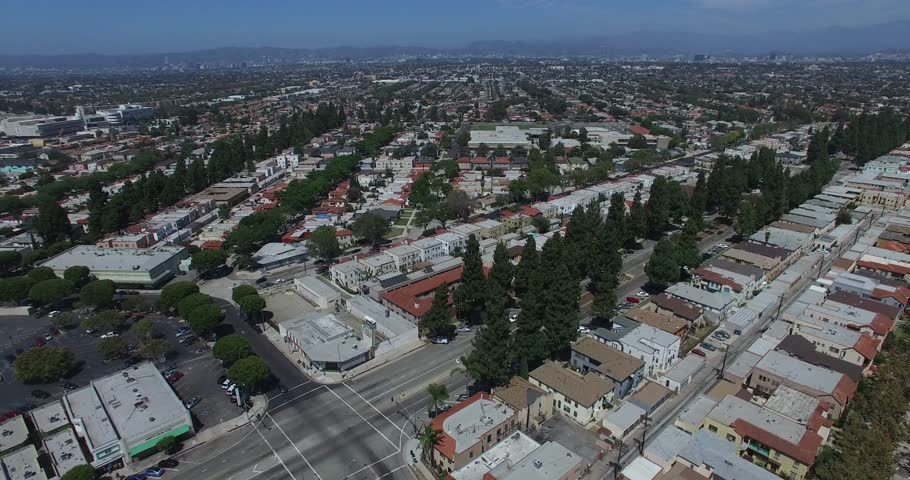 Flying Over Compton California Stock Footage Video (100% Royalty-free ...