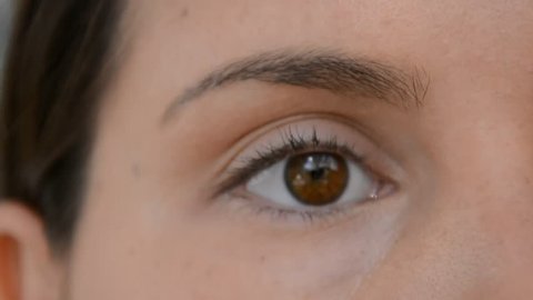 Applying Black Eyeliner One Dash Fast Stock Footage Video (100% Royalty ...