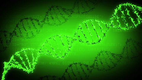 Ultra Green Dns Spiral Animation Technology Stock Footage Video (100% ...