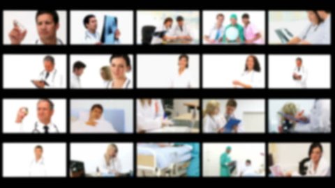 Montage Doctors Surgeons Nurses Home Stock Footage Video (100% Royalty ...
