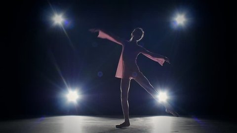cinematic shot young graceful classical ballet Stock Footage Video (100 ...