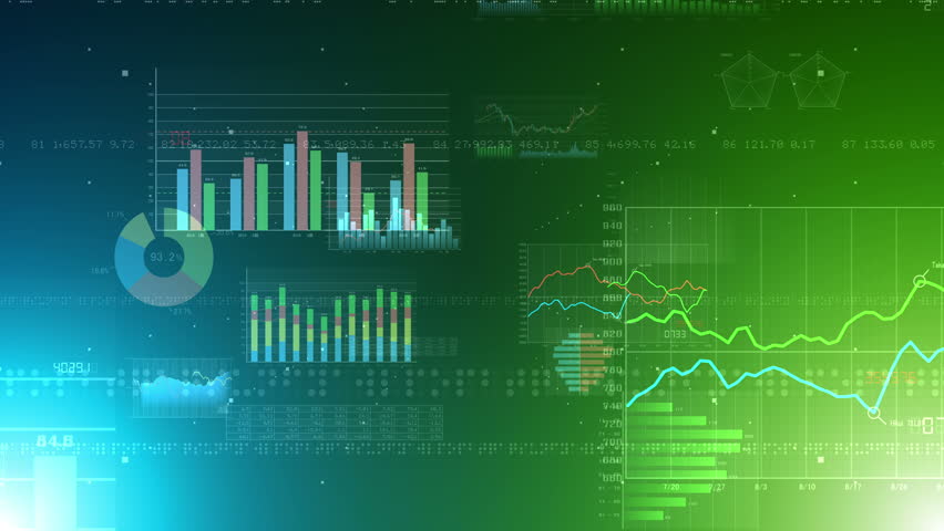 Business Data Graph Chart Concept Stock Footage Video (100% Royalty ...