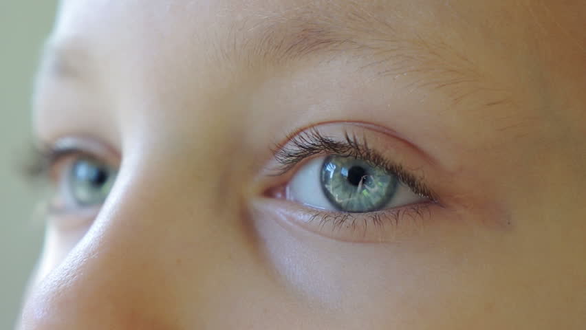 Kids Eyes Close up Blinking Stock Footage Video (100% Royalty-free ...