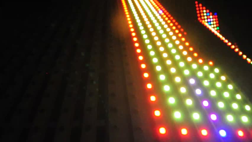 flashing lights spotlight bulb flood led Stock Footage Video (100% ...