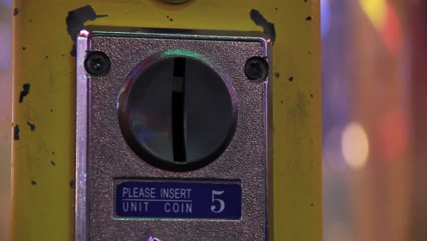 Arcade Video Game Insert Coin Stock Footage Video (100% Royalty-free ...