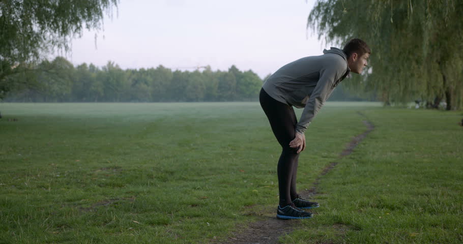 older man running towards camera slow Stock Footage Video (100% Royalty ...