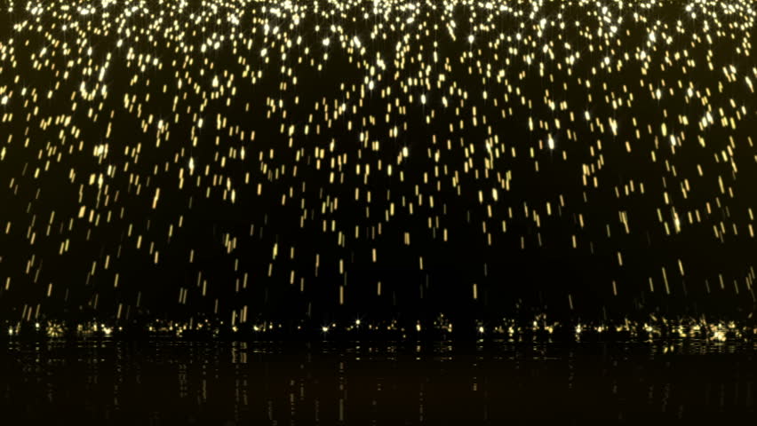 glowing hot sparks falling on water Stock Footage Video (100% Royalty ...