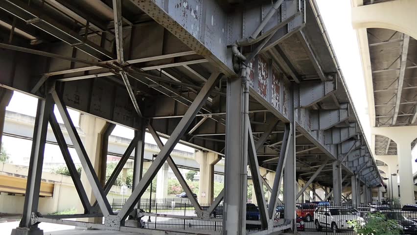 Highway Bridge Construction in New Stock Footage Video (100% Royalty ...