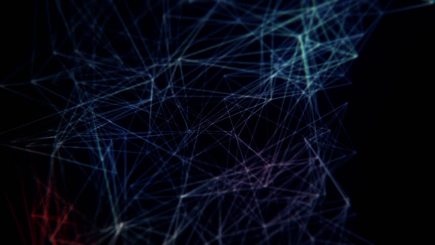 Abstract Blue Structure Background with Stock Footage Video (100% ...