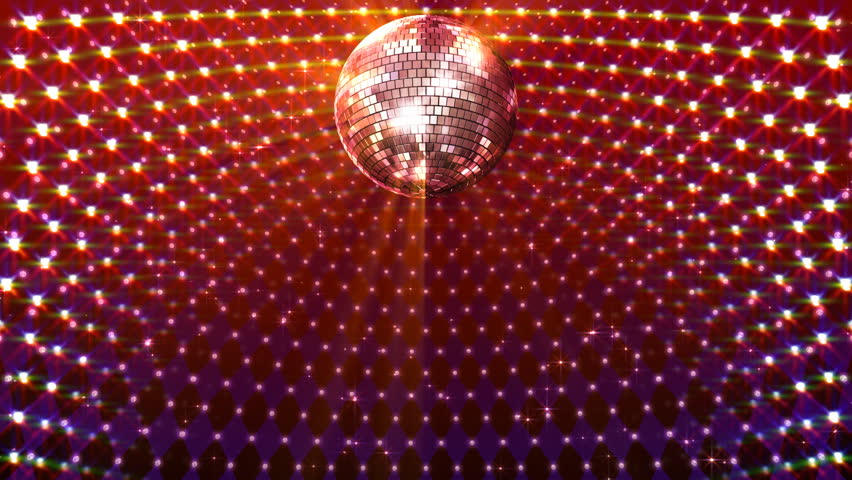 rotating sparkling disco ball concept night Stock Footage Video (100% ...
