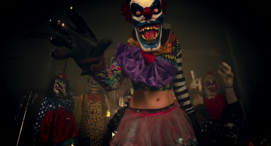 Party of Clowns. Clowns Dancing Stock Footage Video (100% Royalty-free ...