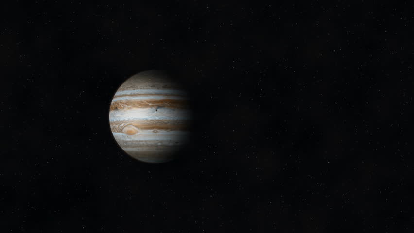 Jupiter Rotation and Fast Zoom Stock Footage Video (100% Royalty-free ...