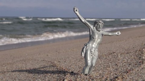 Crucified Jesus Christ Without Cross On Stock Footage Video (100% ...