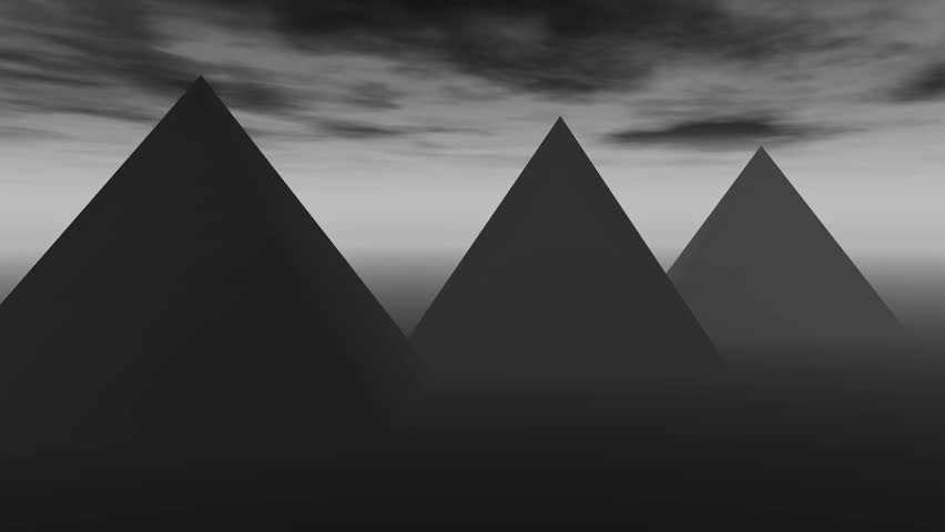 pyramids animated icon black background more Stock Footage Video (100% ...