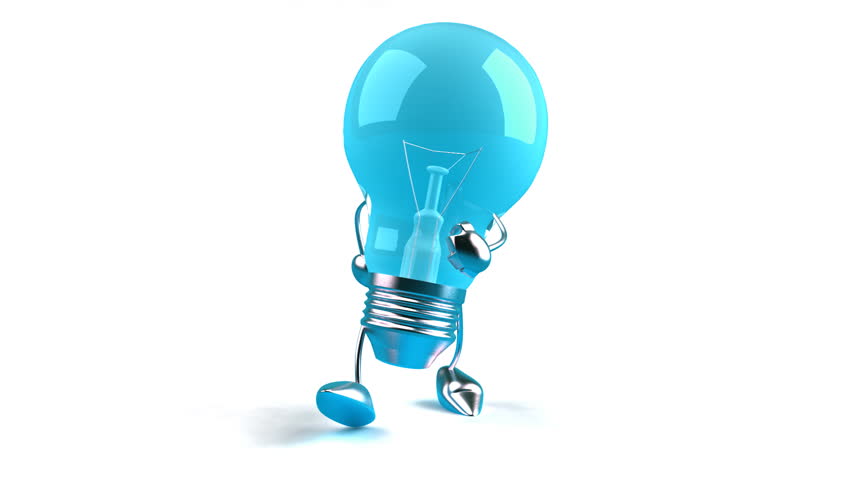 walking lightbulb Stock Footage Video (100% Royalty-free) 121900 ...