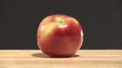 Time Lapse Apple Being Eaten Stock Footage Video (100% Royalty-free ...