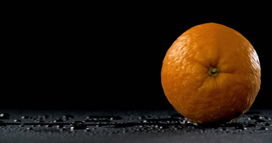 Slow Motion of Orange Fruit Stock Footage Video (100% Royalty-free ...