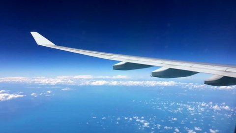 Shot Airplane Wing Stock Footage Video (100% Royalty-free) 12253685 ...