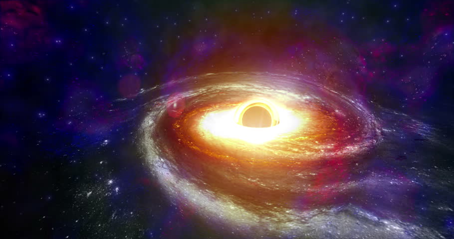 stars collapsing deep black hole attracted Stock Footage Video (100% ...