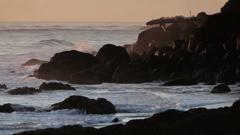 Ocean Rocks Beach Near Snapper Point Stock Footage Video (100% Royalty ...