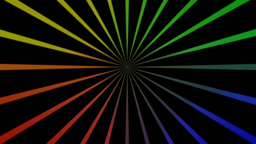 colorful rotating rays floating particles Stock Footage Video (100% ...