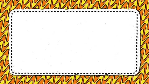 Orange Liquid Stripes White Rectangle Shape Stock Footage Video (100% ...