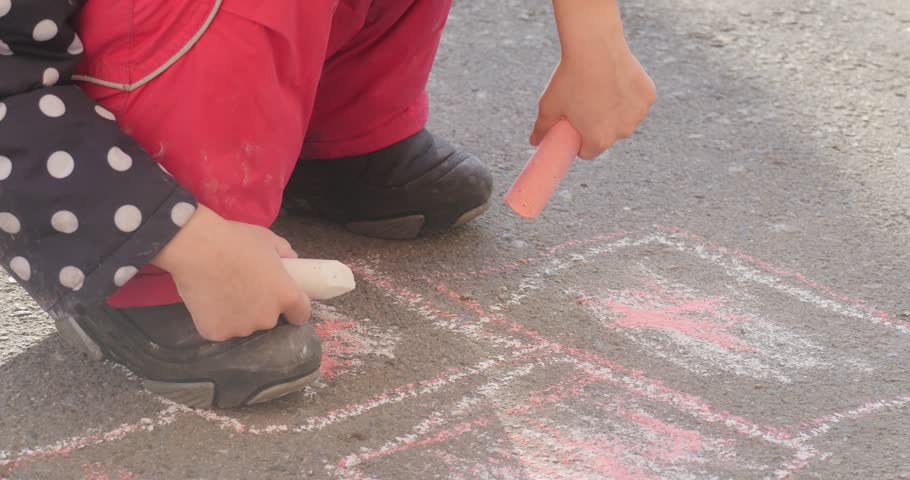girl's hands legs child holding two Stock Footage Video (100% Royalty ...