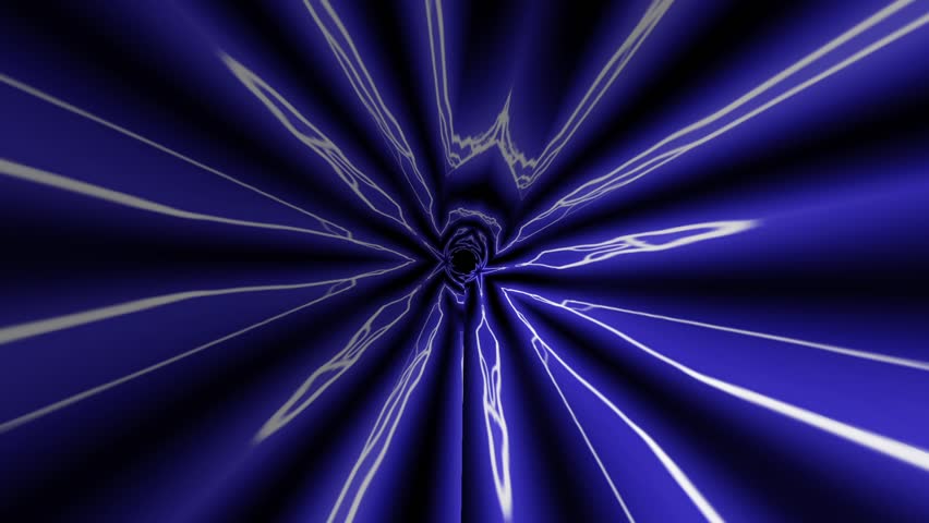 Looped Abstract Creative Tunnel Background Stock Footage Video (100% ...