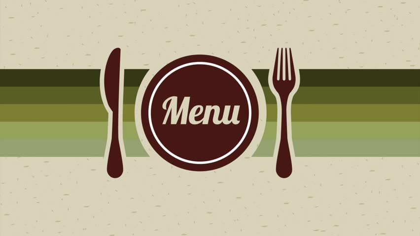 Food Menu Design, Video Animation Stock Footage Video (100% Royalty ...