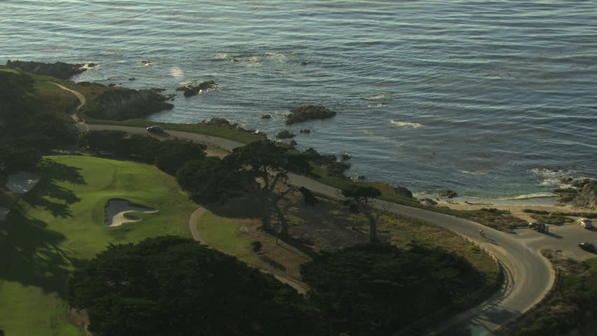 Aerial Usa California Monterey Road Stock Footage Video (100% Royalty ...