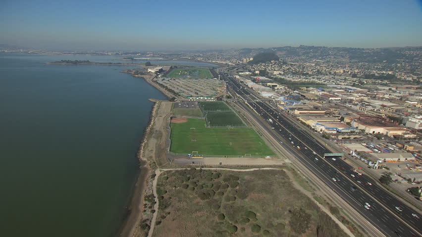 aerial golden gate fields horse racing Stock Footage Video (100% ...