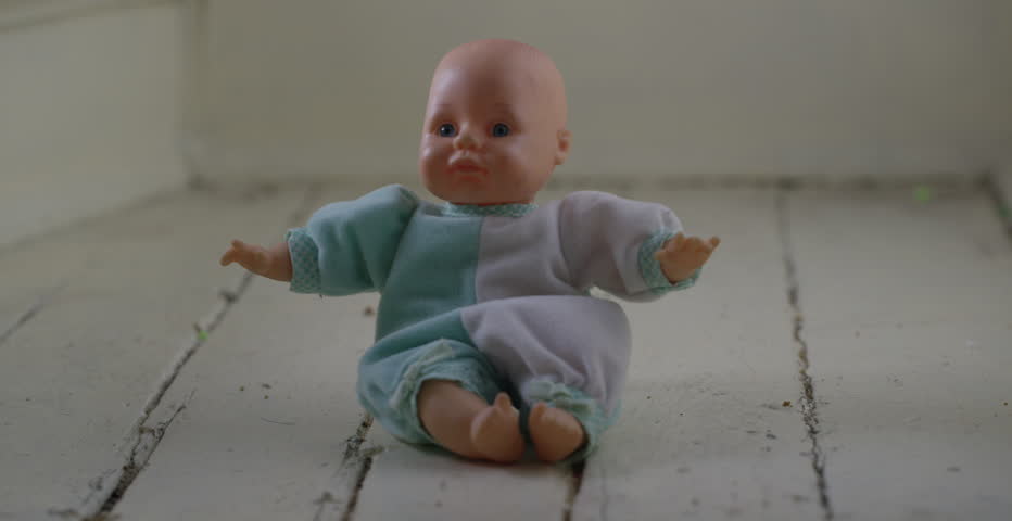 Creepy Horror Baby Doll - Stock Footage Video (100% Royalty-free ...