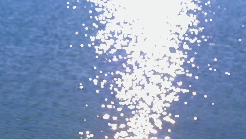 blurry sea surface nature background sun Stock Footage Video (100% ...