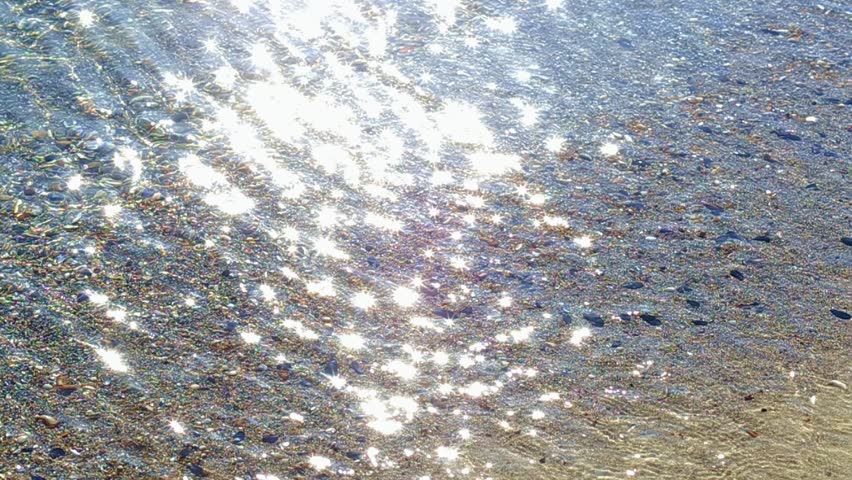 Sparkling Sea Water Surface On Stock Footage Video (100% Royalty-free ...