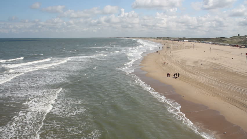 View Along the Dutch Coast Stock Footage Video (100% Royalty-free ...