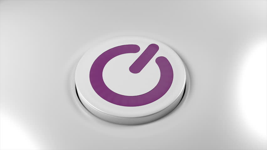 power button switch turn on technology Stock Footage Video (100% ...