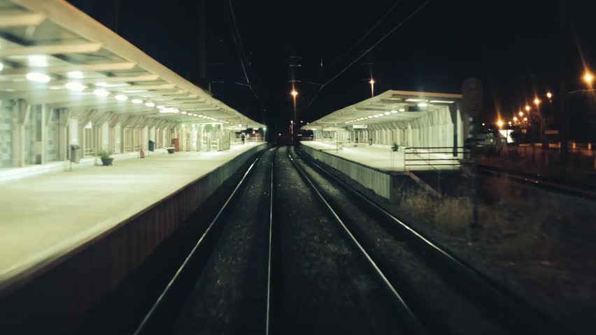 Cinemagraph Loop -train Station at Stock Footage Video (100% Royalty ...