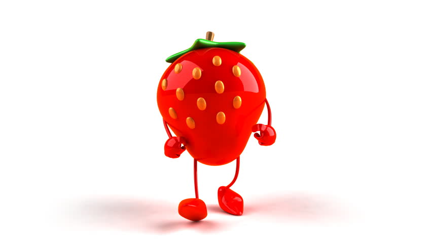 Strawberry Dancing Hip Hop Stock Footage Video (100% Royalty-free ...