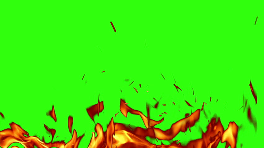 Flames and Sparks On Bottom Stock Footage Video (100% Royalty-free ...