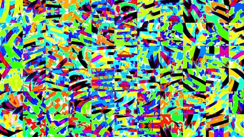 Seamless Geometric Pattern Colorful Elements Vector Stock Vector ...