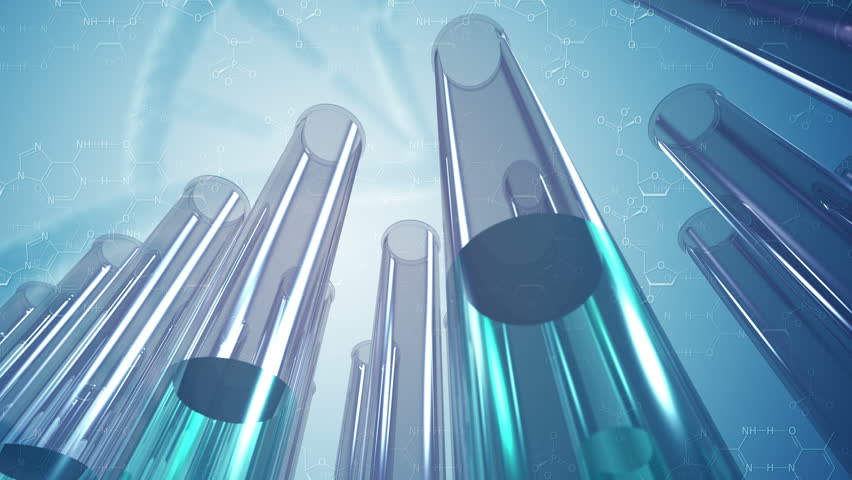 Animated Glass Laboratory Test Tubes Stock Footage Video (100% Royalty ...