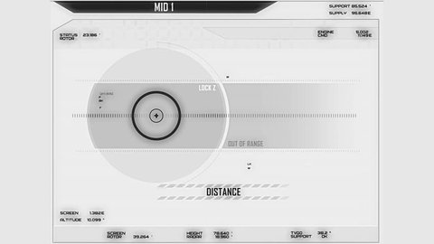 Digital Interface Screen Streaming Flashing Computer Stock Footage ...