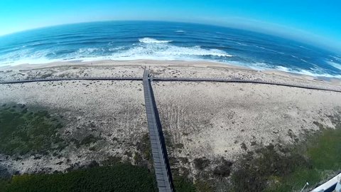 Nice Beach North Portugal Stock Footage Video (100% Royalty-free ...